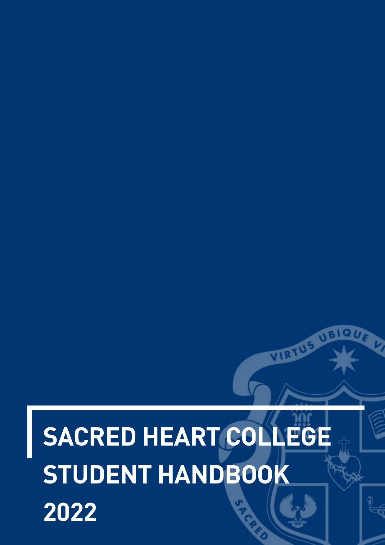 SHC Student Handbook 2022