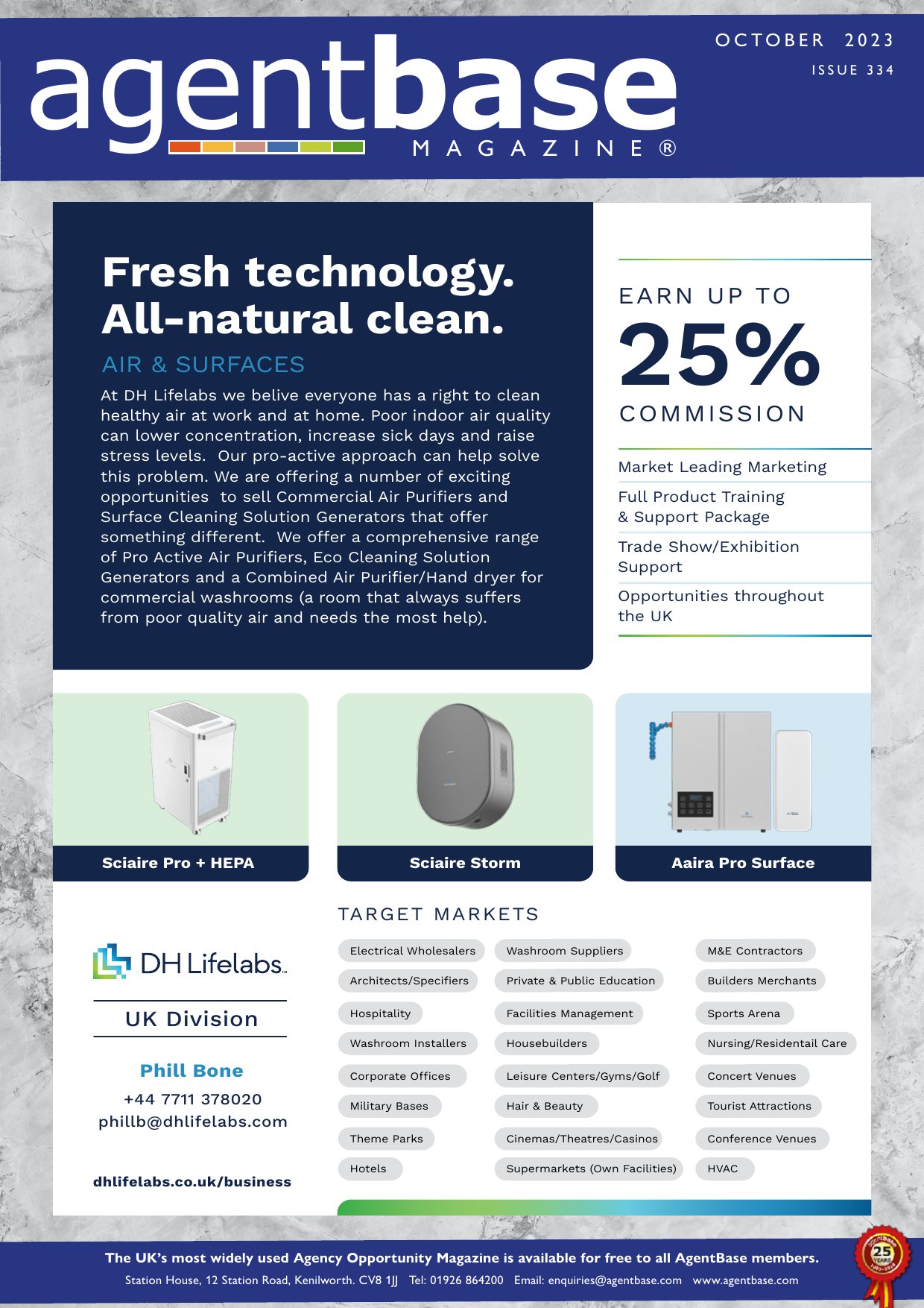 AgentBase Magazine Issue 334 October 2023